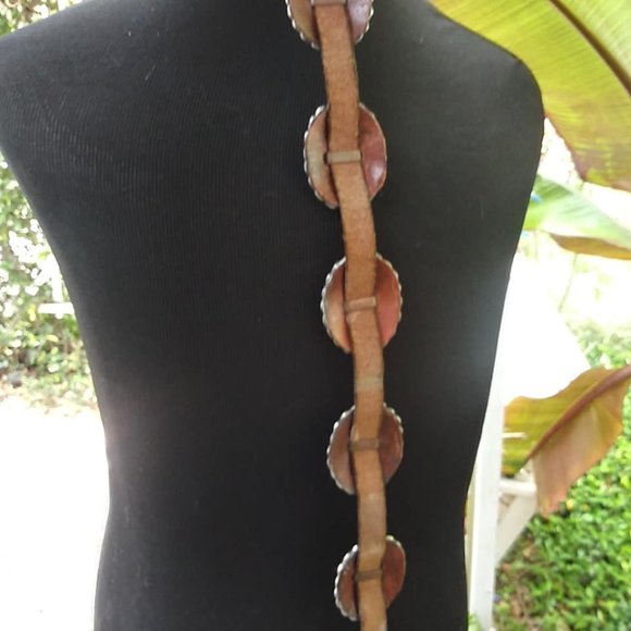 Lawrence Baca | Accessories | Concha Belt By Lawrence Baca Sterling ...